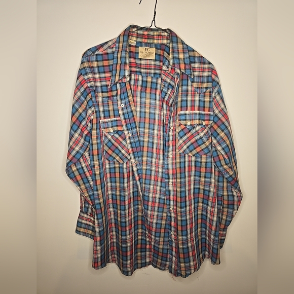 Dee Cee Brand | Shirts | Vintage Dee Cee Brand Medium Peral Snaps ...